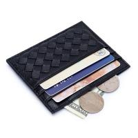 China Ultra Thin Genuine Sheepskin Credit Card Holder for Women 12cm x 11cm Multi Card Slots for sale