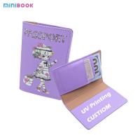China Custom Logo RFID Blocking Leather Passport Cover Holder for Family Travel 2 Pack for sale