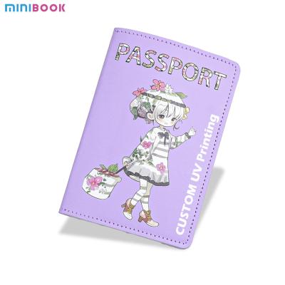 China Custom UV Printed Passport Book Holders with Vaccine Card Holder Combo Fashion Style 2 Slot for sale