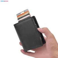 China Custom Aluminum Card Holder for Men RFID Blocking Slim Minimalist Wallet 10 Cards Capacity for sale