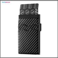 China RFID Blocking Credit Card Holder Slim Leather Wallet with 6 Slots for sale