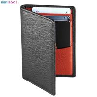 China Long Credit Card Holder Wallet PVC Pure Leather Minimalist Slim Bi Fold 8 Card Slots for sale