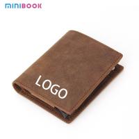China Genuine Leather RFID Credit Card Holder Wallet for Men 12cm x 8cm x 2.5cm for sale