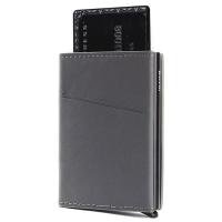 China RFID Blocking Genuine Leather Pop Up Wallet for Credit Card Storage 9.5cm for sale