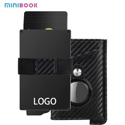 China RFID Blocking PU Leather Pop Up Credit Card Holder Wallet for Men 11.5cm x 7.5cm for sale