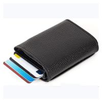 China Aluminum Credit Card Case RFID Blocking Business Card Holder 11cm x 8cm for sale