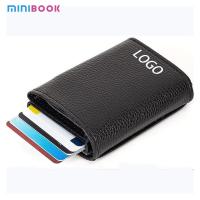 China Aluminum Credit Card Case RFID Blocking Business Card Holder 11cm x 8cm for sale