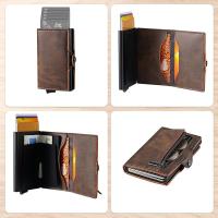 China Carbon Fiber RFID Blocking Bifold Wallet for Men with ID Window 10cm x 6.6cm for sale