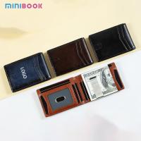 China Men's RFID Blocking Carbon Fiber Card Holder Wallet Genuine Leather 11cm x 8cm for sale
