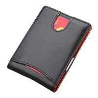 China Custom Bifold Genuine Leather Wallet with Money Clip and Slots 0.1kg for sale