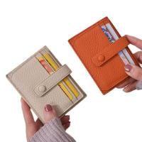 China Custom Sublimation Genuine Leather Credit Card Holder Wallet 10.5cm x 9cm Low MOQ Mix Models for sale