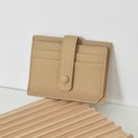 China Custom Sublimation Genuine Leather Credit Card Holder Wallet 10.5cm x 9cm Low MOQ Mix Models for sale