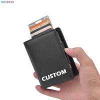 China Carbon Fiber RFID Blocking Card Holder for Men Daily Use 2 Slot for sale