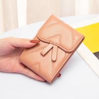 China Genuine Leather Business Card Holder for Women Mini Cute Credit Card Case 11cm x 8cm Low MOQ for sale