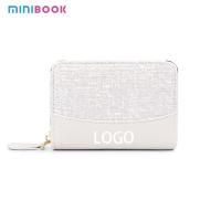China Genuine Leather Credit Card Holder for Women Custom Logo Lightweight 0.1kg Fashion Card Case for sale