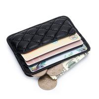 China Genuine Leather Women Card Holder Ultra Thin Compact Credit Card Wallet 0.07kg for sale