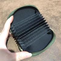 China Genuine Sheepskin Women's Compact Ultra-Thin Card Holder 10cm x 8cm OEM/ODM for sale