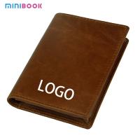China Business Style Genuine Leather Card Holder for Men Credit Card Wallet 10.4cm x 7.2cm for sale