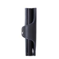 China Metal Automatic Pop-Up Anti-Degaussing Card Holder 10.4cm Genuine Leather Multi-Slot for sale