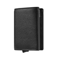 China Minimalist Genuine Leather RFID Credit Card Wallet Bifold Card Holder for Men 11.5cm x 6.5cm for sale