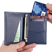 China Ultra-thin Genuine Leather Card Holder for Credit Cards Fashion Style 13cm x 9cm for sale