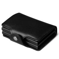 China Effortless Card Access with Automatic Ejection and Genuine Leather RFID Card Holder for sale