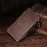 China Genuine Leather Men's Wallet Multifunctional Pickup Bag Retro Crazy Horse Design 20cm for sale