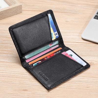 China Genuine Leather Multi-Slot Anti-Degaussing Card Holder for Driver License 11cm x 8cm for sale