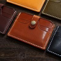 China Genuine Leather Double-Layer Card Box for Credit Cards Automatic Ejection and Low MOQ for sale