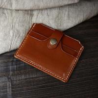 China Genuine Leather Double-Layer Card Box for Credit Cards Automatic Ejection and Low MOQ for sale