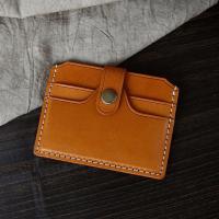 China Genuine Leather Double-Layer Card Box for Credit Cards Automatic Ejection and Low MOQ for sale