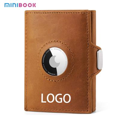 China RFID Blocking Genuine Leather Mens Wallet with 12 Credit Card Slots Slim Large Capacity for sale