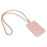 China Genuine Leather ID Card Holder Badge Strap for Women Credit Card Wallet 12cm 9cm for sale
