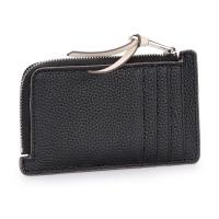 China Slim Genuine Leather Card Holder Wallet for Women with Lanyard OEM Custom Logo 15cm x 10cm for sale