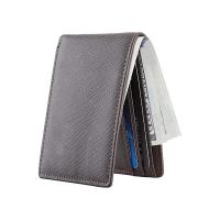 China Classic RFID Blocking Wallet Men 11cm x 8cm x 1cm PU Leather Credit Card Holder for sale