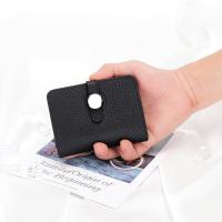 China Genuine Leather Slim Wallet Card Holder Unisex Business Casual 12cm 10cm 0.1kg for sale