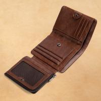China Multi-Function Large Capacity Men's Wallet in Retro Casual Style with RFID Protection for sale
