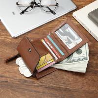 China Genuine Leather Card Holder with Transparent ID Window 11.5cm x 9.5cm for Men for sale