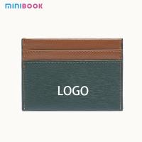 China Women's Genuine Leather Business Card Holder 10.5cm x 7.5cm Lightweight Durable OEM Custom Logo for sale
