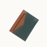 China Women's Genuine Leather Business Card Holder 10.5cm x 7.5cm Lightweight Durable OEM Custom Logo for sale