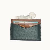 China Women's Genuine Leather Business Card Holder 10.5cm x 7.5cm Lightweight Durable OEM Custom Logo for sale