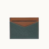 China Women's Genuine Leather Business Card Holder 10.5cm x 7.5cm Lightweight Durable OEM Custom Logo for sale