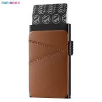 China RFID Slim Aluminum Metal Card Case Wallet for Men Minibook Professional 8 Card Capacity for sale