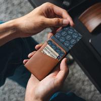 China RFID Slim Aluminum Metal Card Case Wallet for Men Minibook Professional 8 Card Capacity for sale