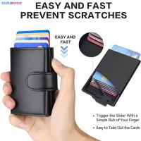China Low MOQ Mix Models Bifold PU Leather Vintage Wallet for Men Minibook Crazy Horse Style for sale