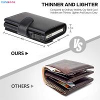 China Low MOQ Mix Models Bifold PU Leather Vintage Wallet for Men Minibook Crazy Horse Style for sale
