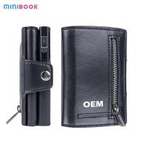 China PU Leather Slim Card Holder Anti RFID Anti-Theft Smart Wallet for Men 8 Card Slots for sale