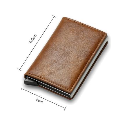 China Carbon Fiber Leather Credit Card Holder Wallet for Men 8 Card Slots RFID Blocking for sale