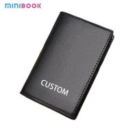 China Genuine Leather RFID Credit Card Holder Slim Custom Logo Fashion Wallet 12cm x 7.7cm for sale