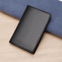 China Genuine Leather RFID Credit Card Holder Slim Custom Logo Fashion Wallet 12cm x 7.7cm for sale